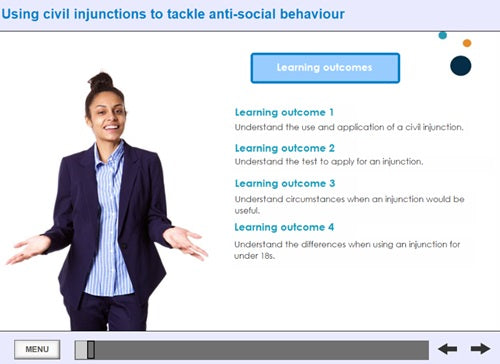 Anti-Social Behaviour - Civil Injunction Orders SCORM File