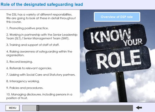 Designated Safeguarding Lead (Designated Person) SCORM File